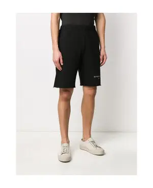 IH NOM UH NIT Logo Fringed Hem Shorts