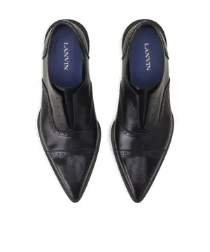 LANVIN Leather Wingtip Oxfords