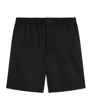 Ami Elasticated Waist Shorts - Black