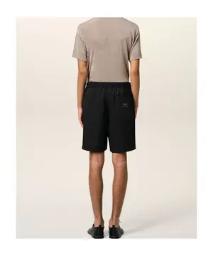 Ami Elasticated Waist Shorts - Black