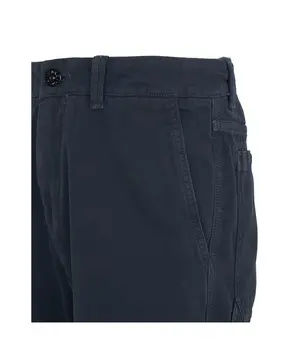 Stone Island Regular Fit Trousers With Old Effect