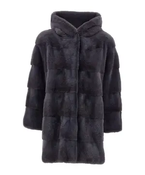 FRAME Long-sleeved Hooded Coat