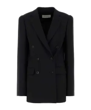 Dries Van Noten Double-breasted Tailored Blazer - Black