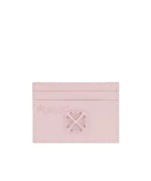 Off-White Jitney Quote Card Case - Pink