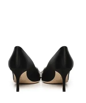 Manolo Blahnik Embellished Pointed Toe Pumps