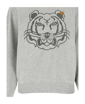 Kenzo Tiger Print Cotton Sweater