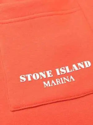 Stone Island Logo-print Fleece Track-pants
