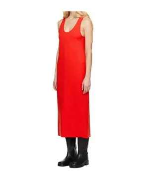 Auralee Sleeveless Knitted Midi Dress