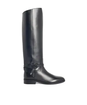 JIMMY CHOO Lawton Knee Boots - Black