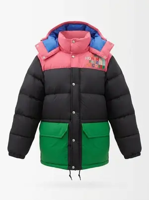 Gucci X The North Face Logo Down Jacket