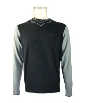 Emporio Armani V-neck Long-sleeved Sweater