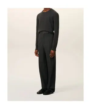 Ami Straight-leg Pleated Tailored Trousers