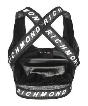 John Richmond Logo Strap Performance Top