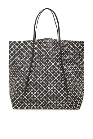 BY MALENE BIRGER Abigail Printed Tote Bag - Black