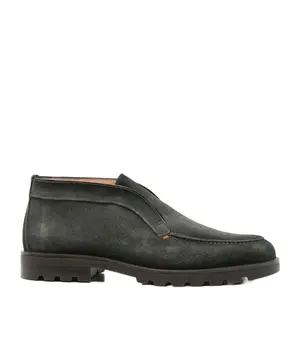 Santoni Almond Toe Ankle Boots