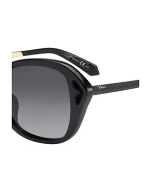 Dior Logo Embellished Sunglasses - Gray