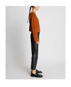 Proenza Schouler Twisted Back Long-sleeve Sweater