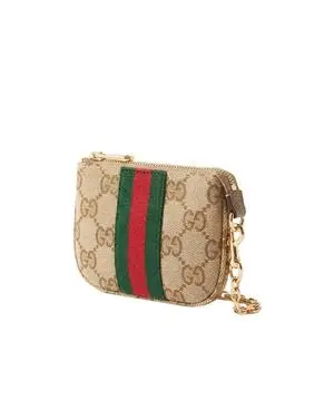 Gucci Gg Coin Case With Chain