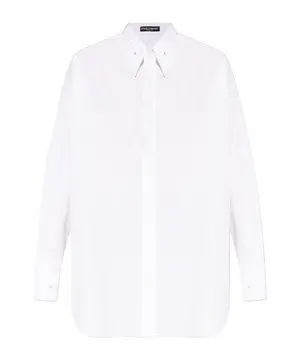 Dolce & Gabbana Embroidered Collar Shirt