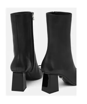 Versace Ribbon Heeled Ankle Boots