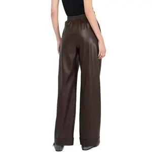 Liu Jo Pleated Cuff Straight-leg Trousers - Black