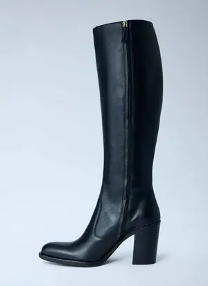 Chloé Phoenics Knee-high Block Heel Boots - Black
