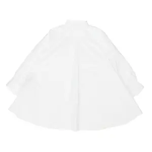 Celine Collared Dress With Curved Hem