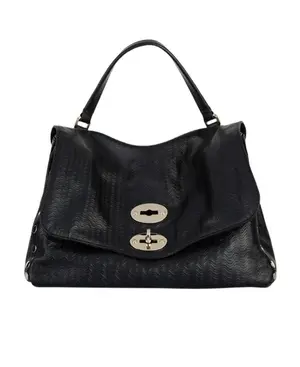 ZANELLATO Postina Leather Tote Bag - Black