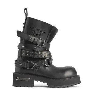 Balenciaga Venom City Buckle Detailed Boots