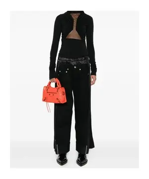 Junya Watanabe Elastic Waistband Pleated Casual Pants