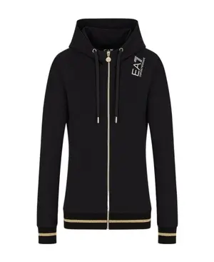 Ea7 Zip Up Sweatshirts Hoodies For Women