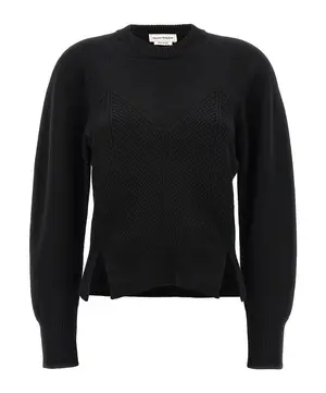 Alexander Mcqueen Slit Sweaters For Women
