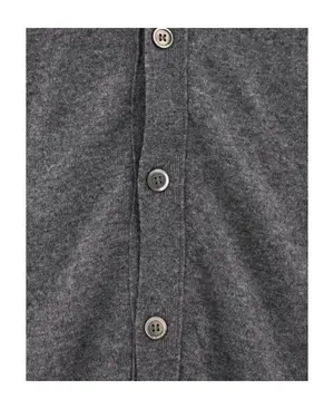 Comme Des Garçons Logo Knitted Cardigan