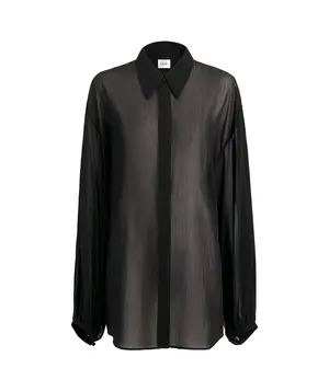 Khaite Long-sleeved Sheer Shirt