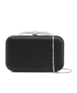 MACHMACH Crystal Embellished Bow Clutch