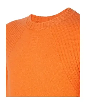 Fendi Crewneck Jumper With Embossed Ff Detail