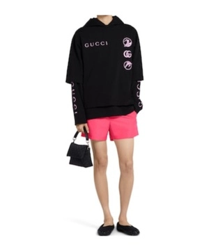 Gucci Printed Cotton Jersey Long-sleeve T-shirt