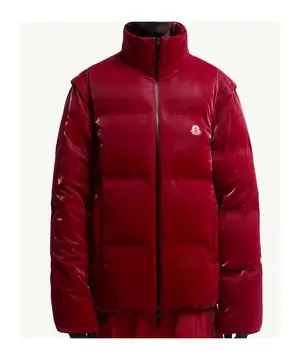 Moncler X A$ap Rocky Throttle Reversible Down Jacket - Deep Red