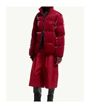 Moncler X A$ap Rocky Throttle Reversible Down Jacket - Deep Red
