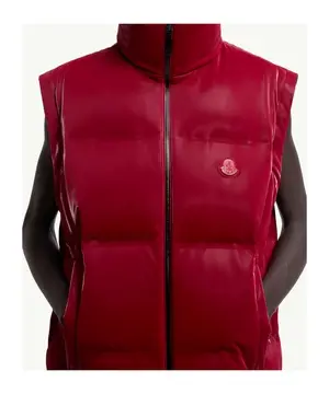 Moncler X A$ap Rocky Throttle Reversible Down Jacket - Deep Red