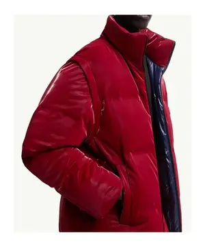 Moncler X A$ap Rocky Throttle Reversible Down Jacket - Deep Red