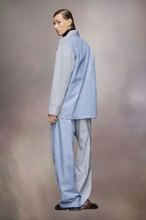 MAISON MARGIELA Color-blocked Striped Shirt