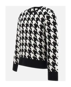 Thom Browne Houndstooth Jacquard Pullover