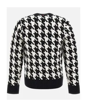 Thom Browne Houndstooth Jacquard Pullover