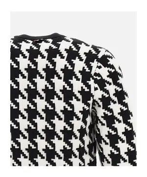 Thom Browne Houndstooth Jacquard Pullover