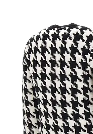 Thom Browne Houndstooth Jacquard Pullover