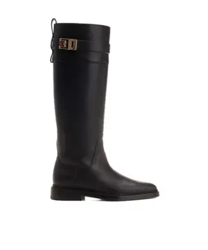 FERRAGAMO Roly Knee-high Boots - Black