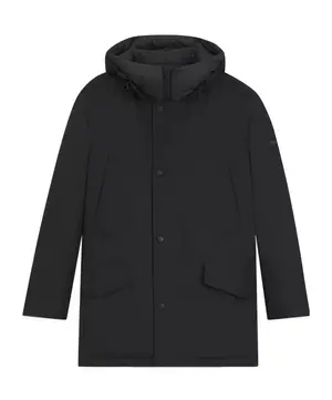 Hugo Boss Logo Patch Hooded Jacket