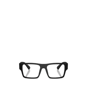 Prada Rectangular Frame Glasses - Black