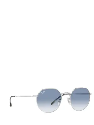 Ray-ban Jack Geometric Frame Sunglasses - Blue